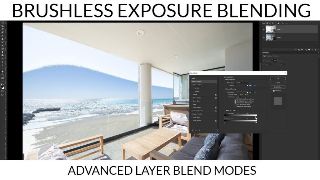 How To Use Advanced Layer Blend Modes Using Architectural Photography ...