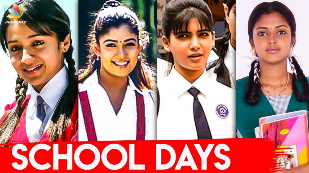 Actress School Days Rare & Unseen Pictures | Nayanthara , Trisha ...