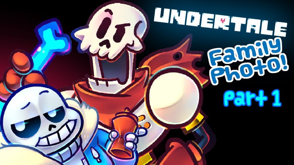 UNDERTALE | FAMILY PHOTO! SPEEDPAINT | Part 1 – DSLR Guru